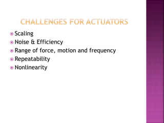 Actuation in mems | PPTX