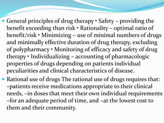introduction in clinical pharmacology. Main principles of clinical ...