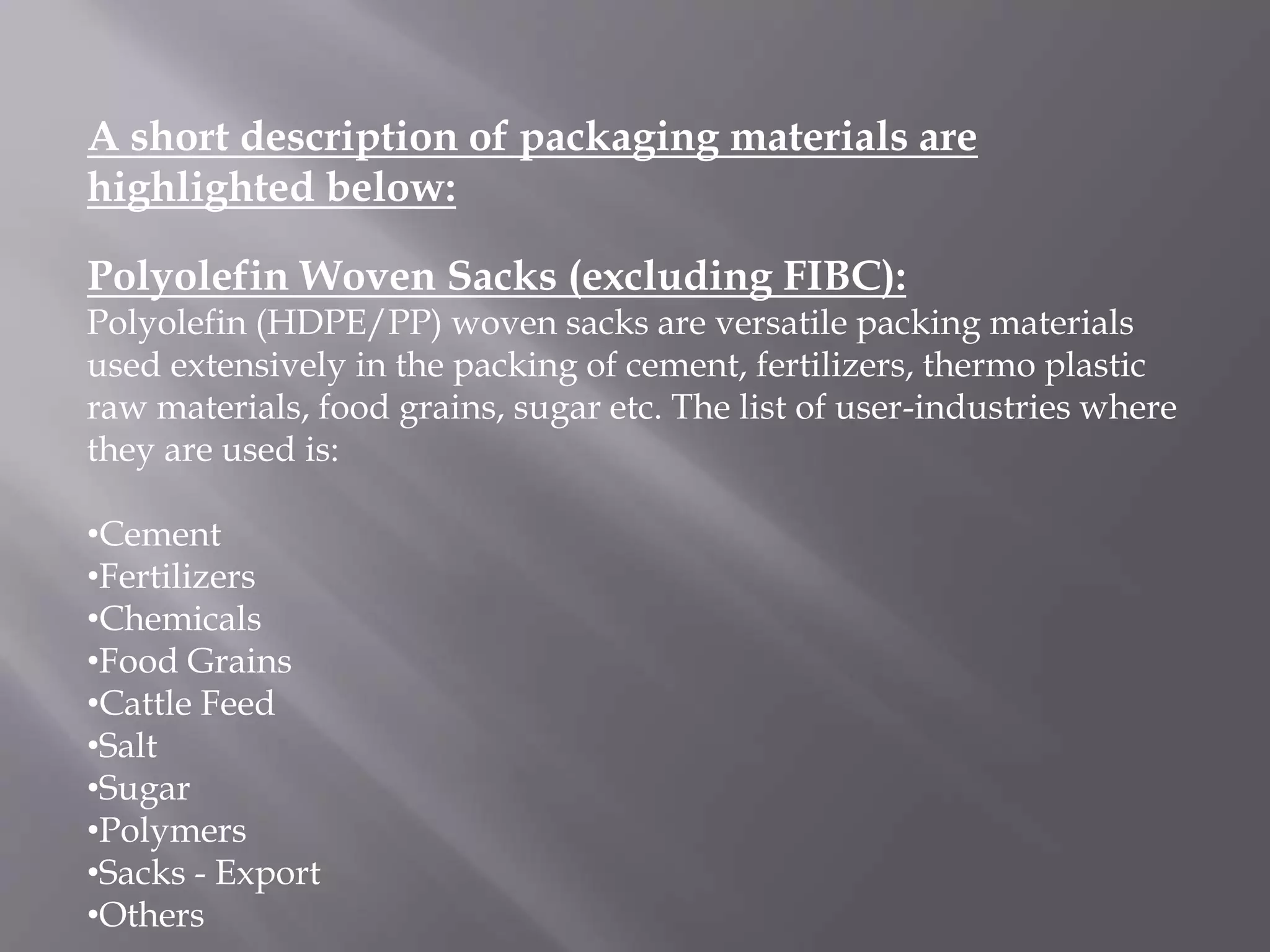 Packtech in Textile | PPTX