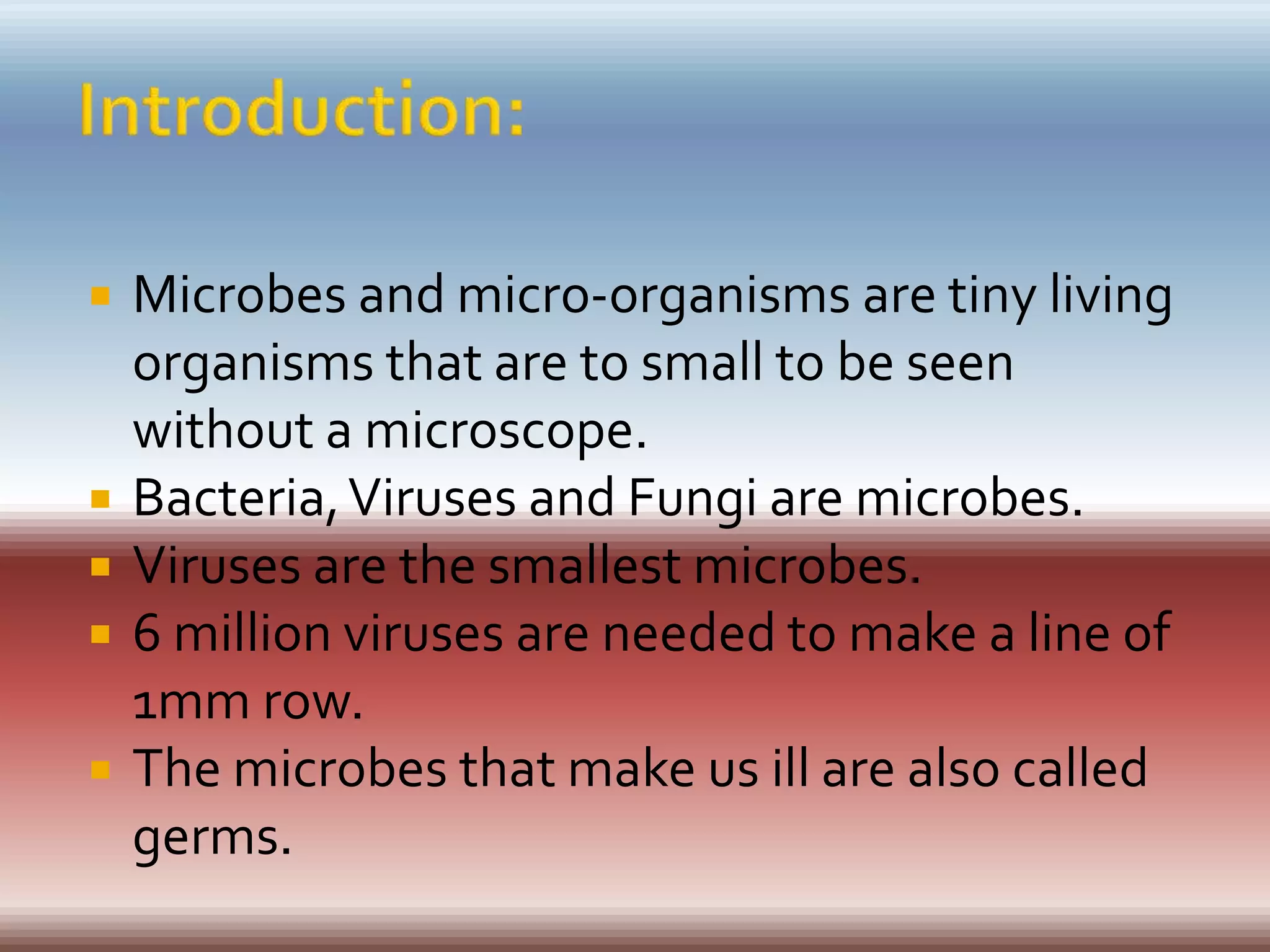 microbes,germs and diseases | PPT
