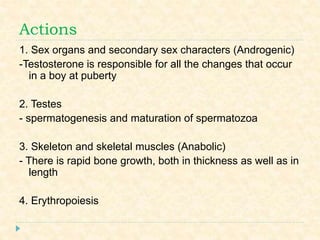 sex hormones pharmacology | PPTX