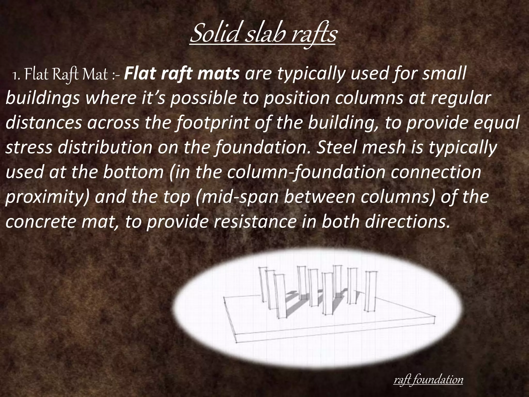 Raft Foundation b.arch 8th sem | PPTX