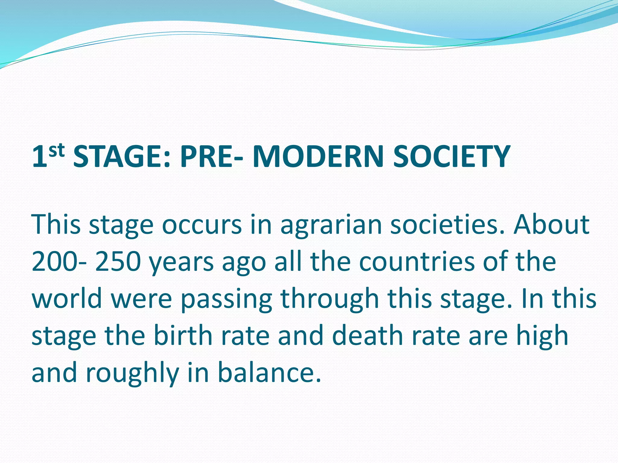 DEMOGRAPHIC TRANSITION THEORY | PPTX