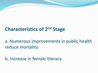 DEMOGRAPHIC TRANSITION THEORY | PPTX