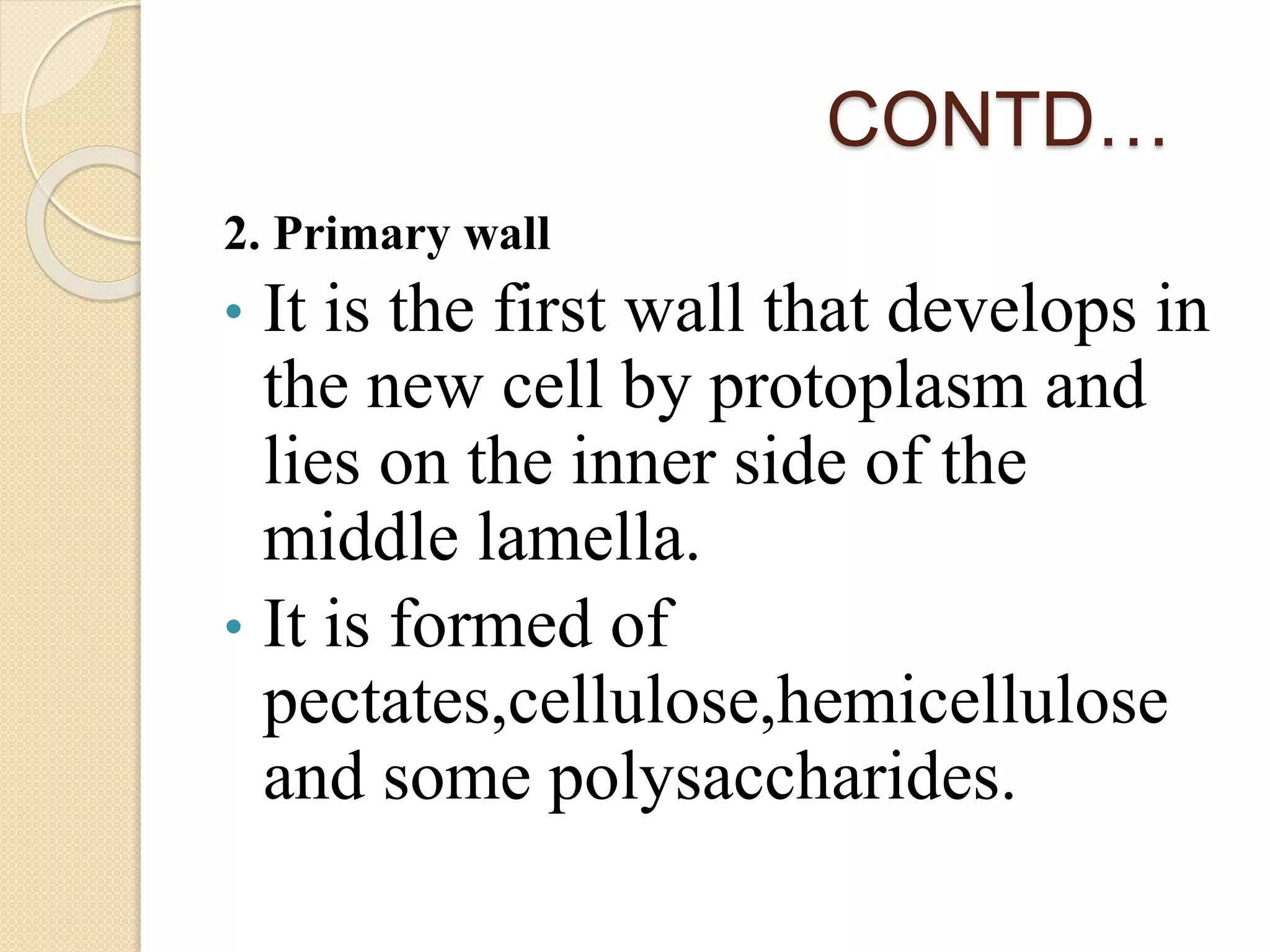 Structure and physiological functions of cell wall | PPT