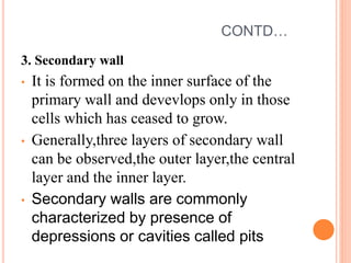 Structure and physiological functions of cell wall | PPT