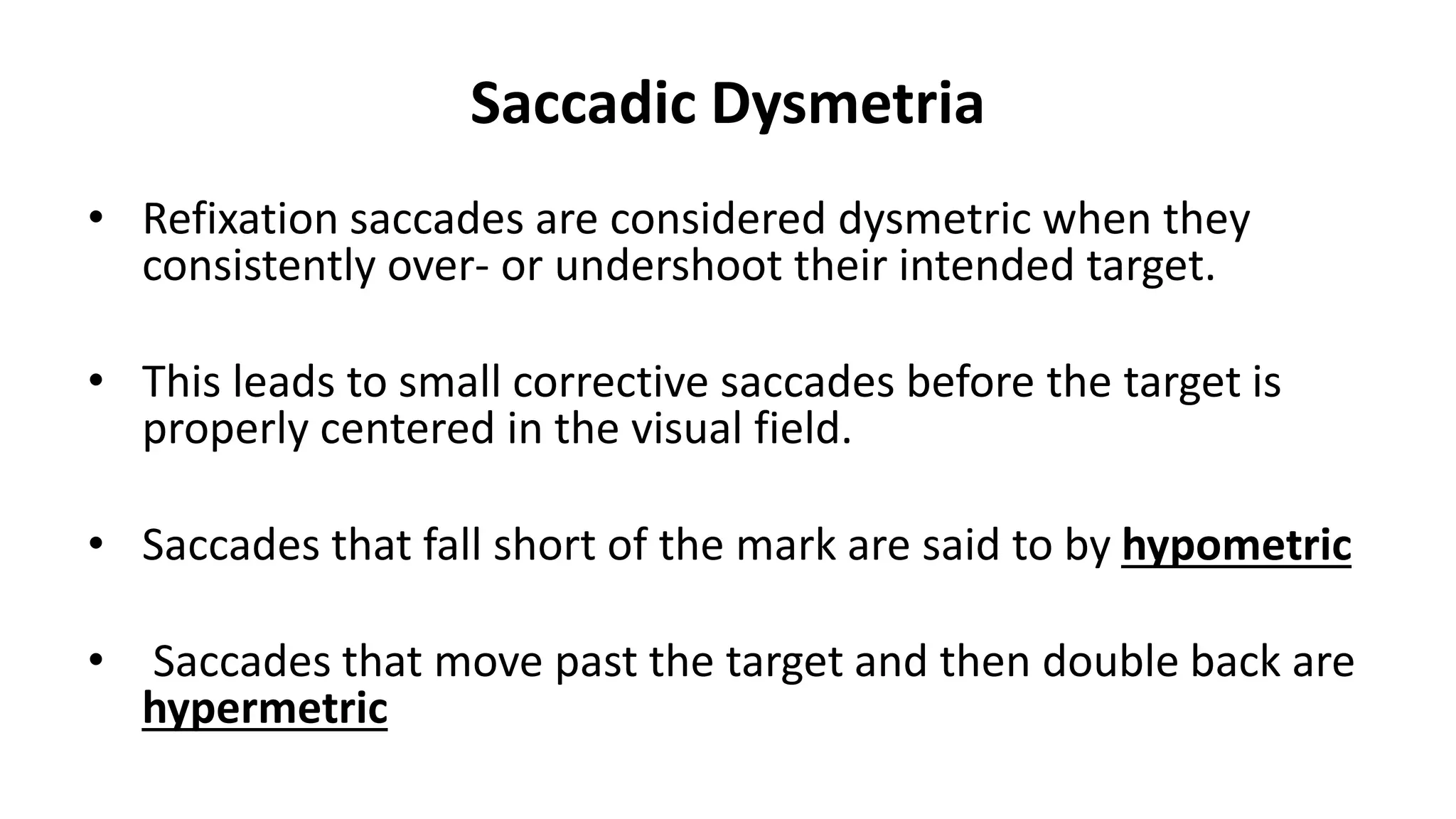 Supranuclear disorders of ocular motility | PPTX