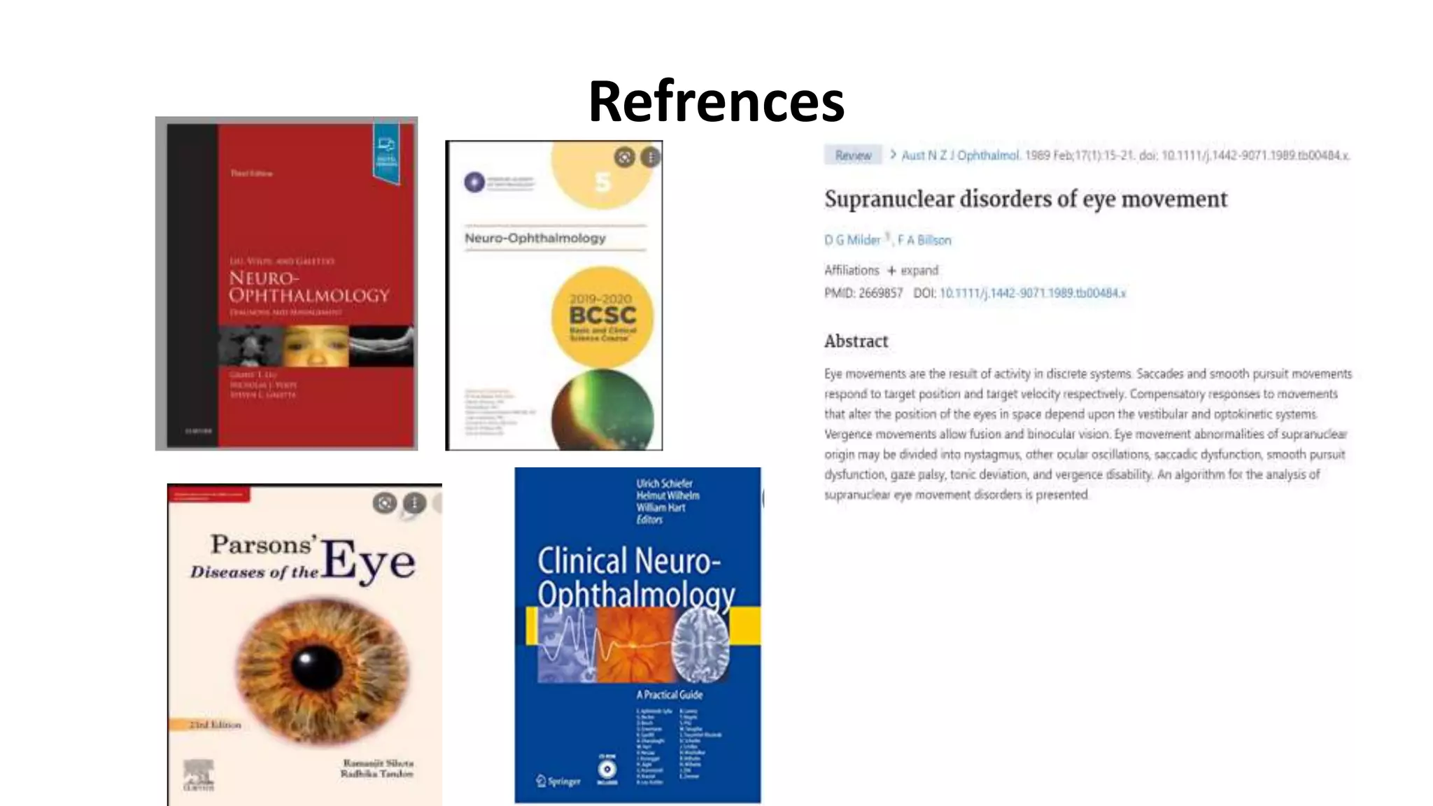 Supranuclear disorders of ocular motility | PPTX