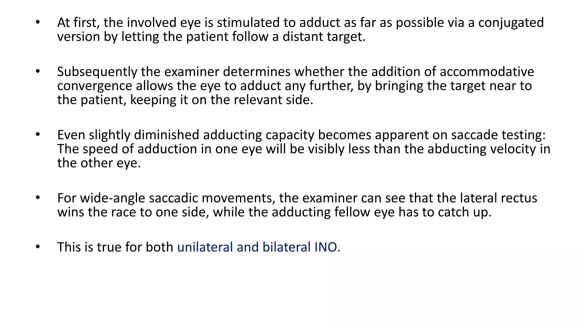 Supranuclear disorders of ocular motility | PPTX