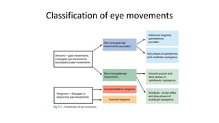 Supranuclear disorders of ocular motility | PPTX