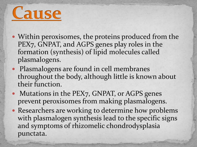 peroxisomal disorder | PPTX