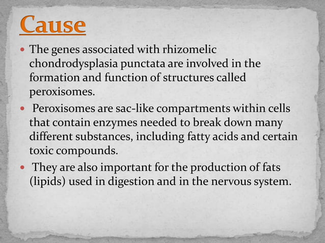 peroxisomal disorder | PPTX