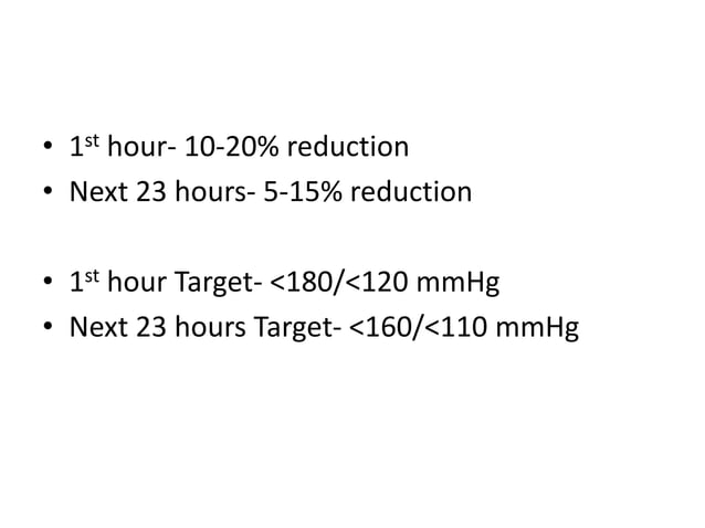 Management of Hypertensive Crisis | PPT