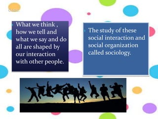 introduction to sociology | PPTX