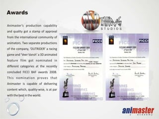 Animaster Academy is one of the top colleges to study animation ...