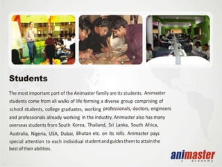 Animaster Academy is one of the top colleges to study animation ...