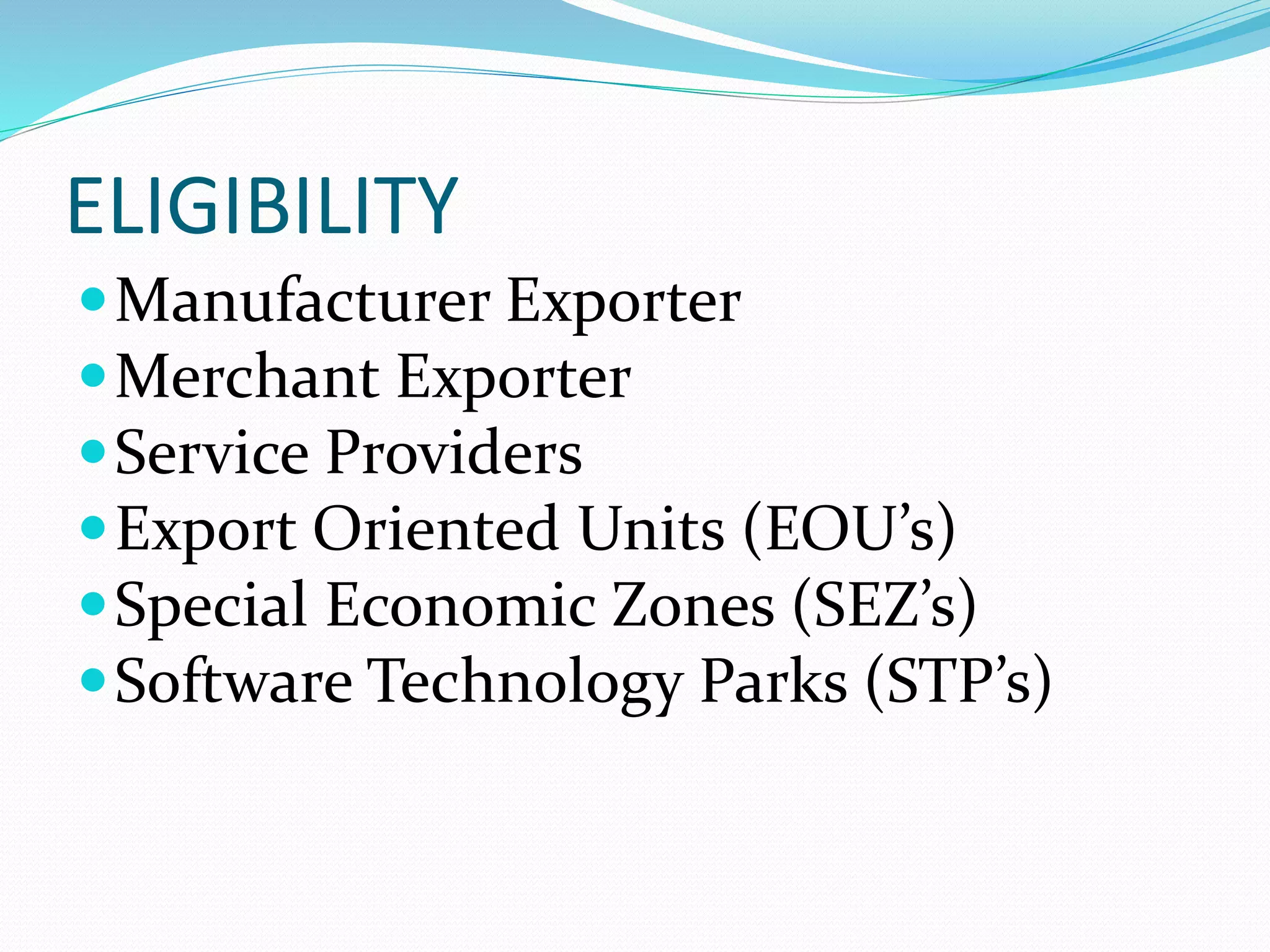 Meaning of Export House | PPTX