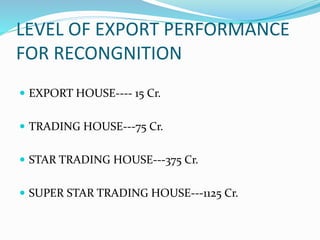 Meaning of Export House | PPTX