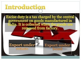 export import procedure and documentation | PPTX