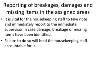 housekeeping | PPTX | Bath and Shower | Personal Care