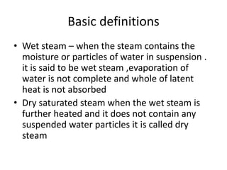 Formation and properties of steam | PPTX