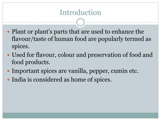 Application steam distillation in spice oil extraction | PPTX