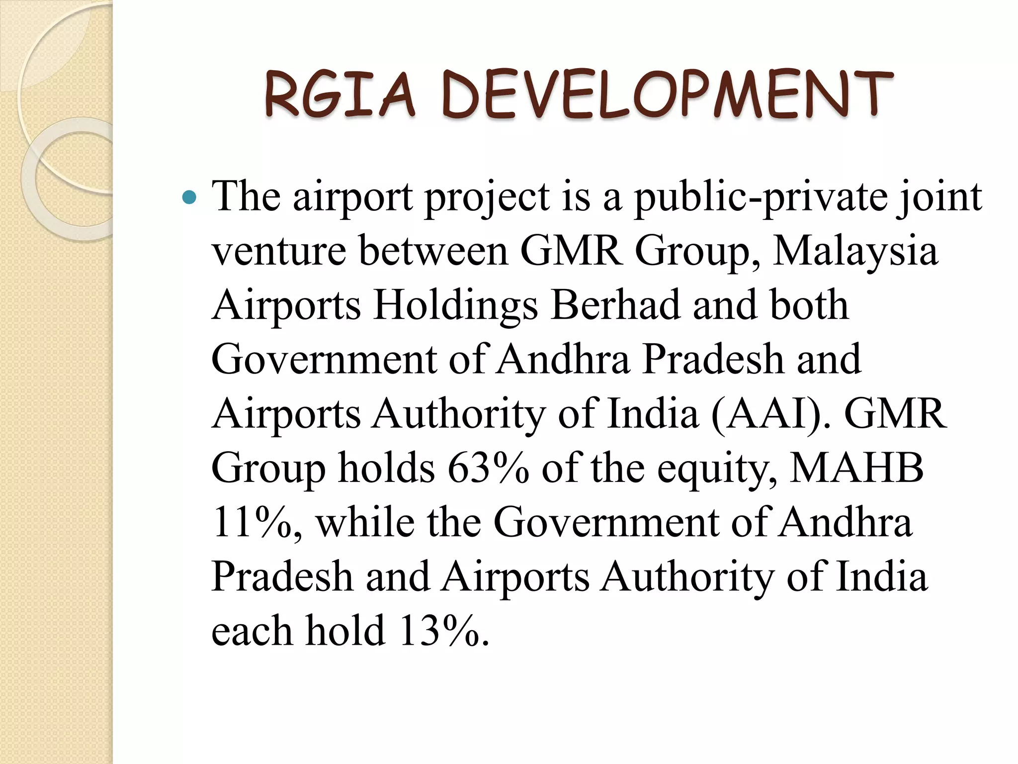 Design Of Modern Airports (RGIA HYD) | PPTX