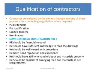 BIDDING-TENDER-CONTRACT | PPTX