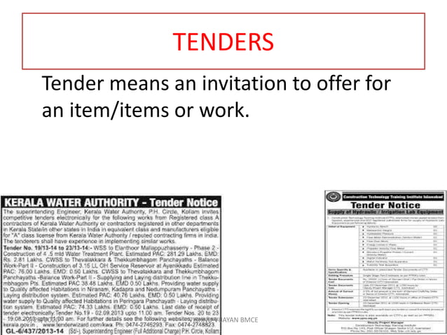 BIDDING-TENDER-CONTRACT | PPTX