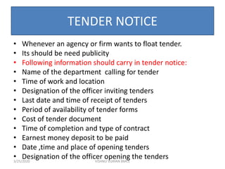 BIDDING-TENDER-CONTRACT | PPTX