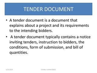 BIDDING-TENDER-CONTRACT | PPTX