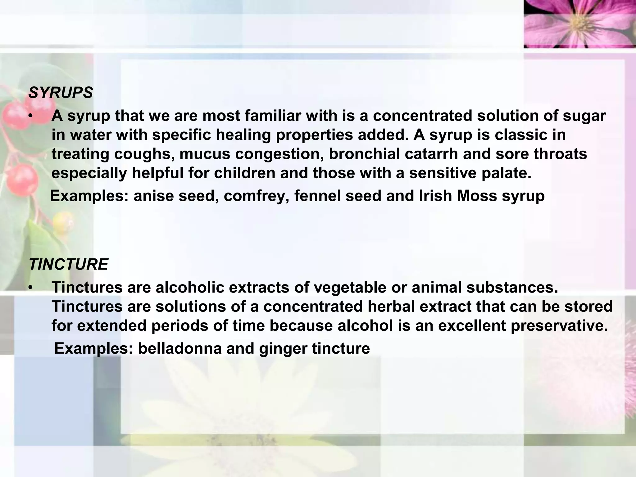 Herbal Medicines and Herbal Supplements | PPTX