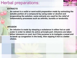 Herbal Medicines and Herbal Supplements | PPTX