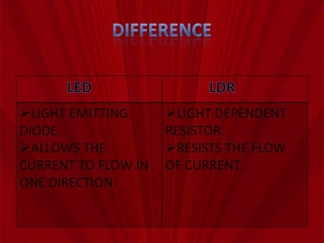 led and ldr | PPTX