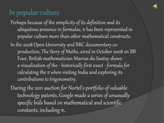 invention of pi | PPTX | Physics | Science
