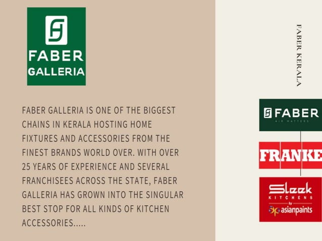 FABER GALLERIA KERALA | PPT