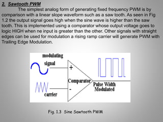 Speed control of DC motor using pulse width modulation technique | PPTX