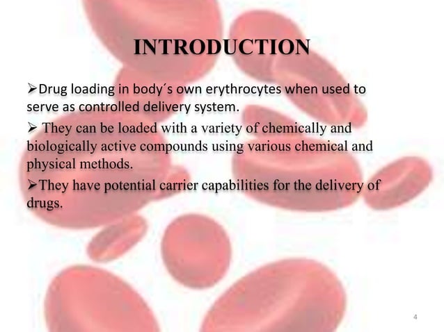 Resealed erythrocytes | PPTX