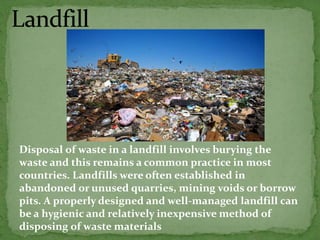 solid waste management | PPTX | Environmental Services Industry ...