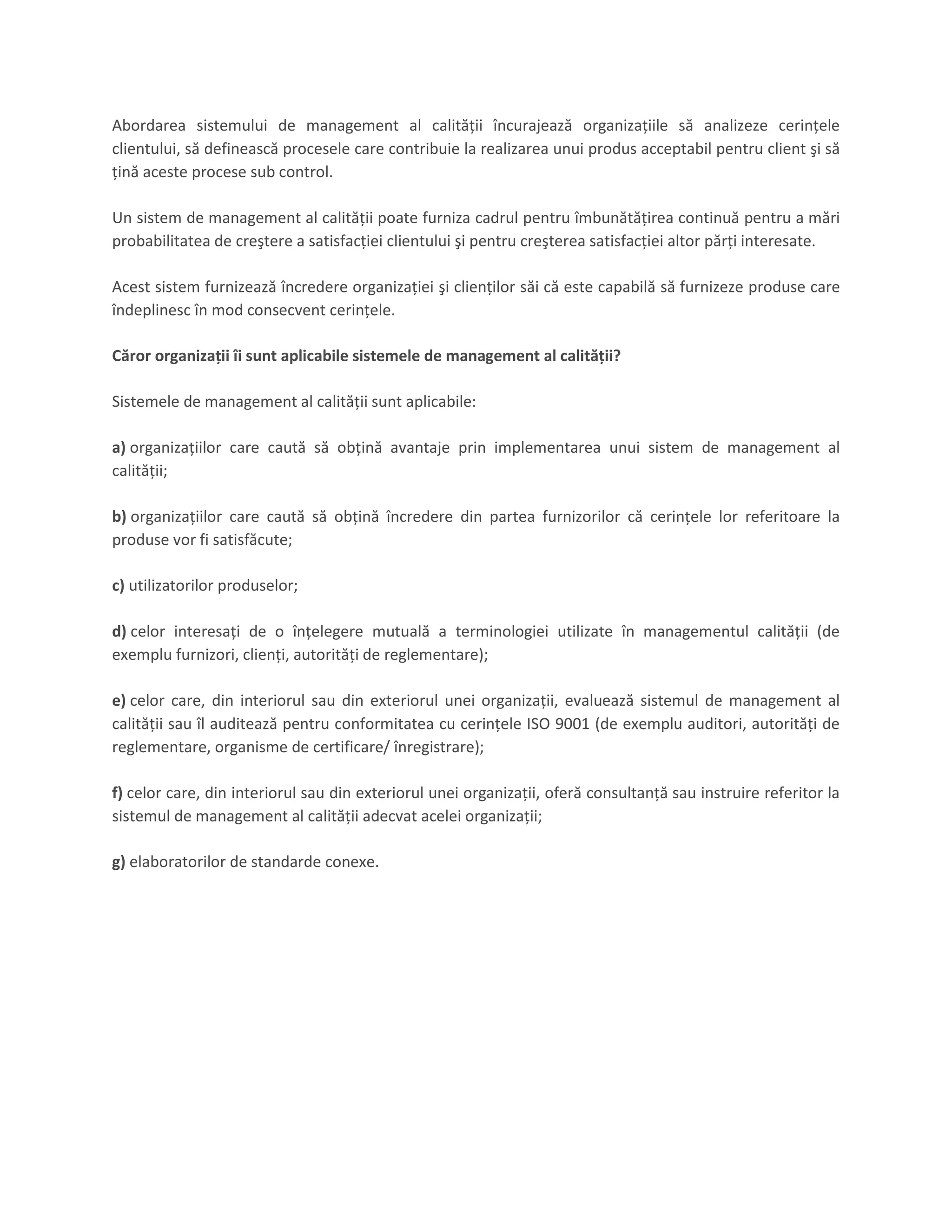 Managementul Calitatii | DOCX