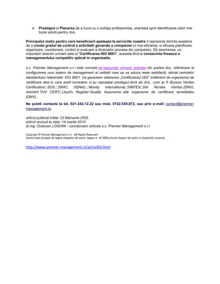 Managementul Calitatii | DOCX