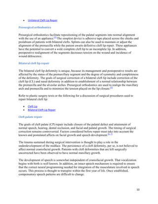 cleft lip & palate/orthodontics courses by indian dental academy | PDF