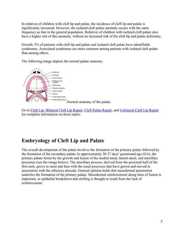 cleft lip & palate/orthodontics courses by indian dental academy | PDF