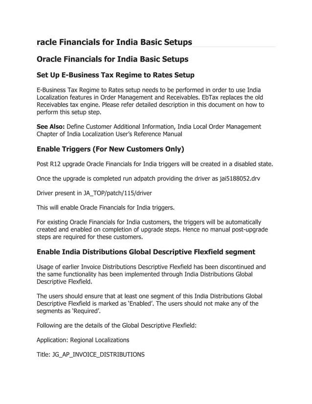 Indian Localization oracle | PDF