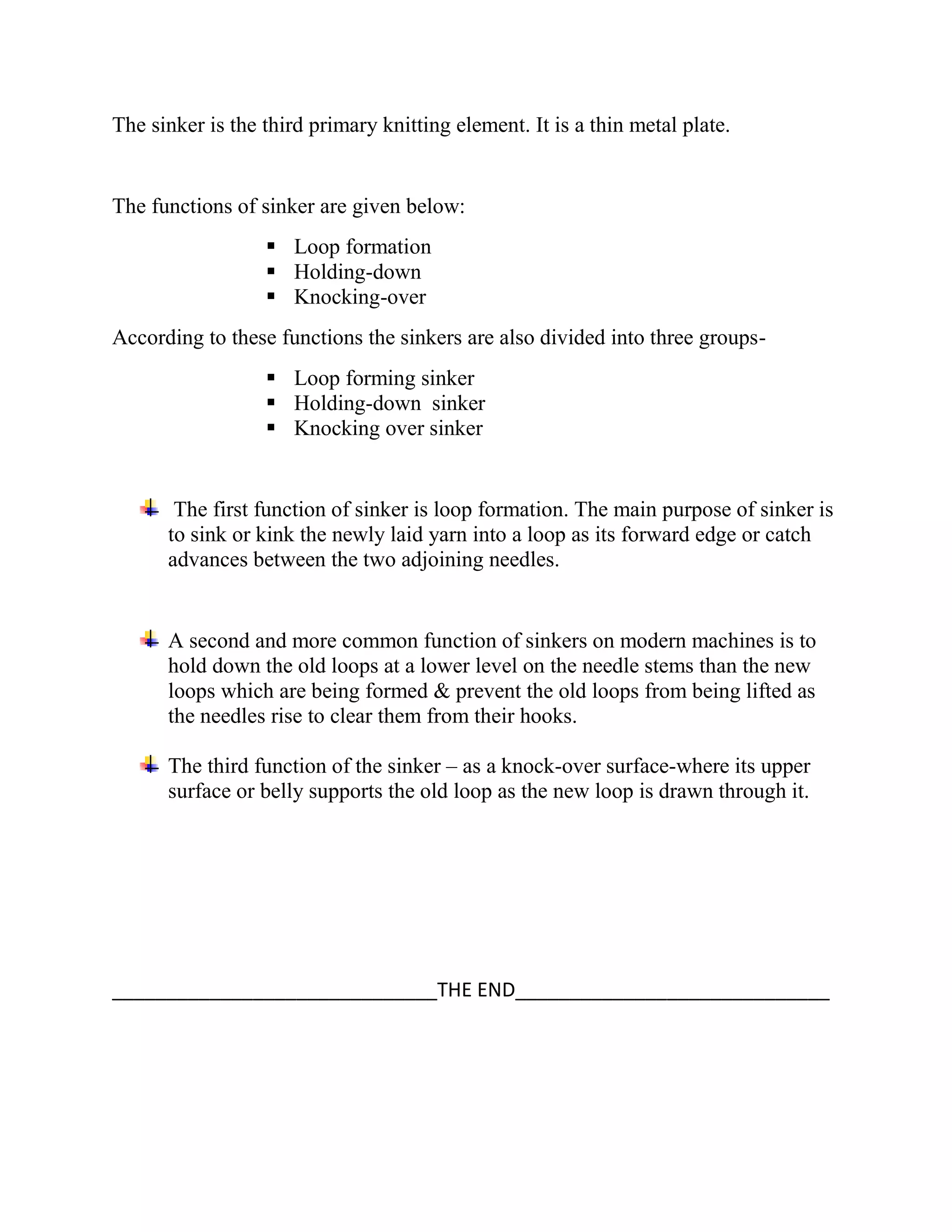 Study on Basic Elements of Knitting | DOCX