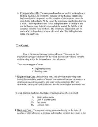 Study on Basic Elements of Knitting | DOCX