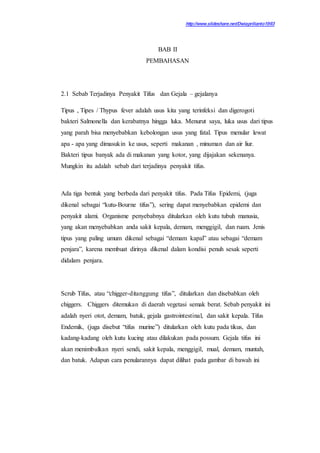 Makalah Penyakit Tifus | DOCX