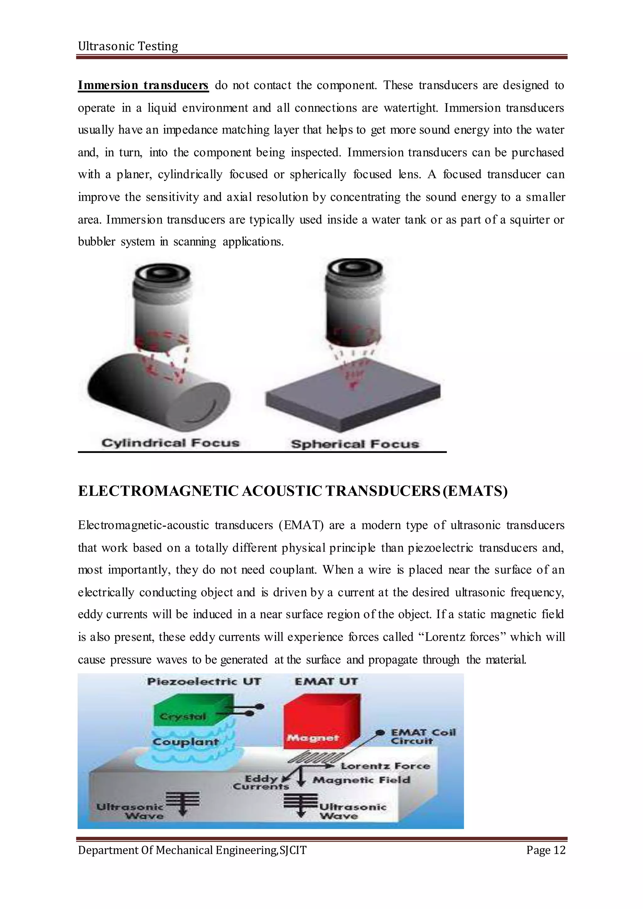 ULTRASONIC TESTING REPORT | DOCX