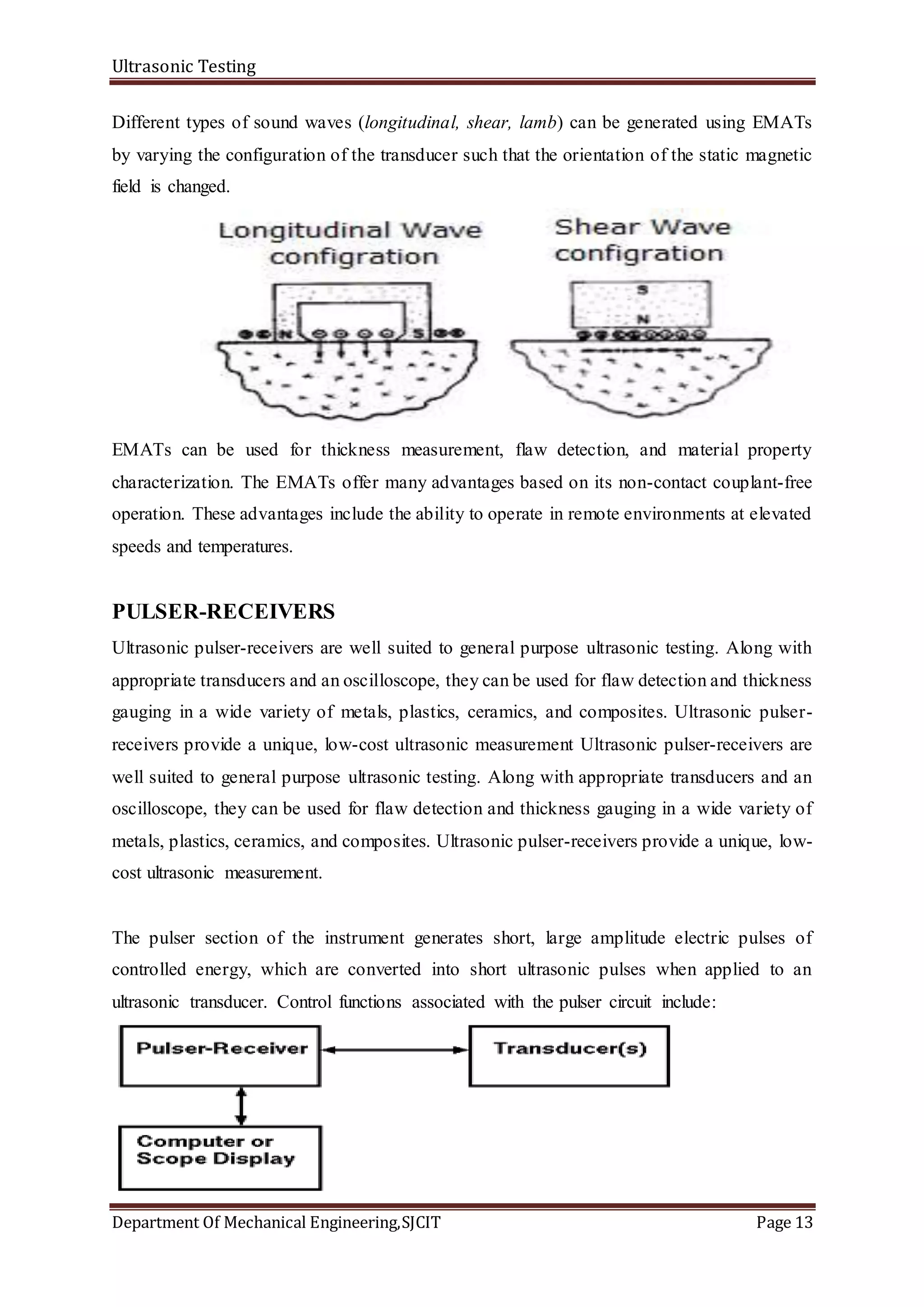 ULTRASONIC TESTING REPORT | DOCX
