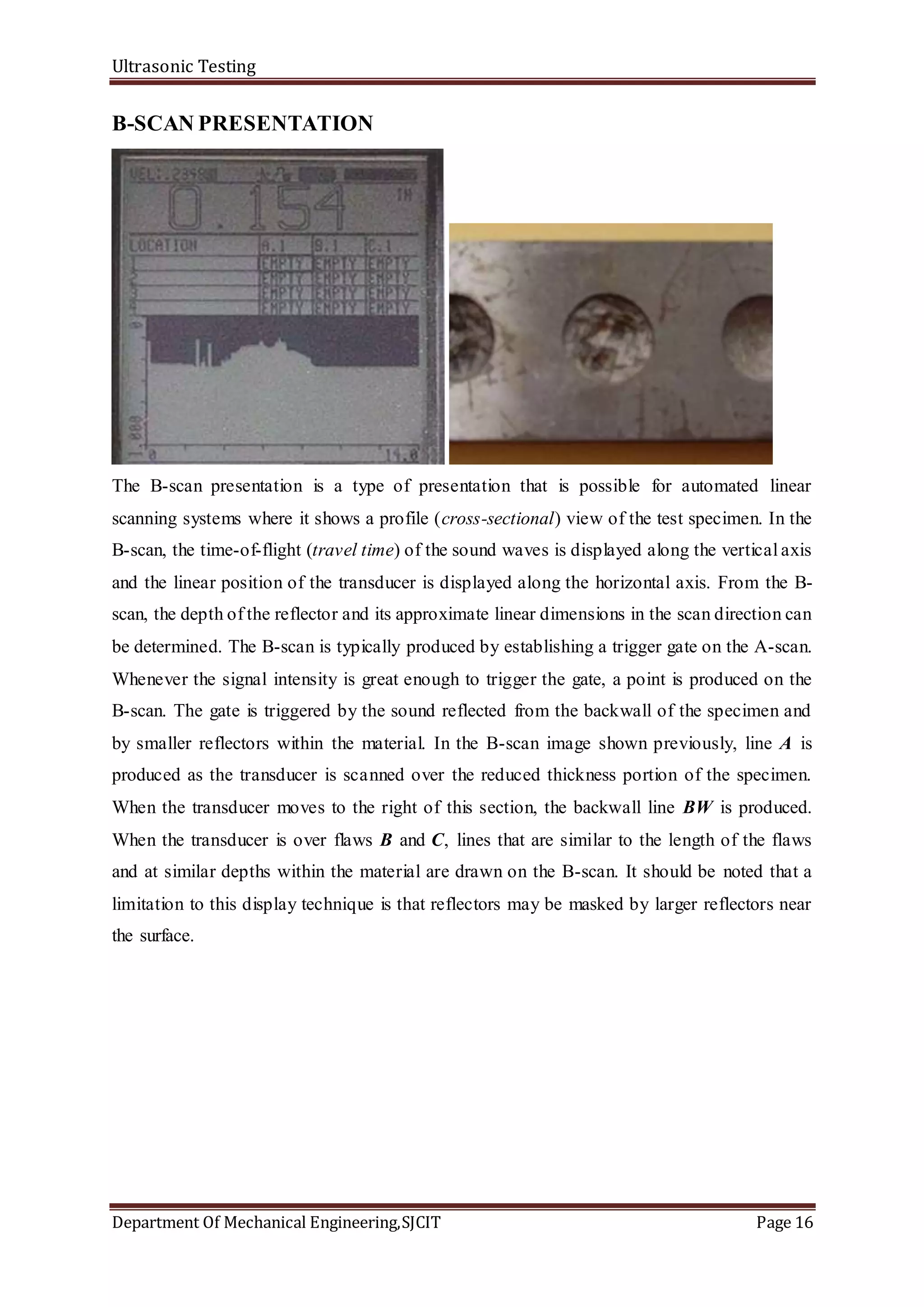 ULTRASONIC TESTING REPORT | DOCX